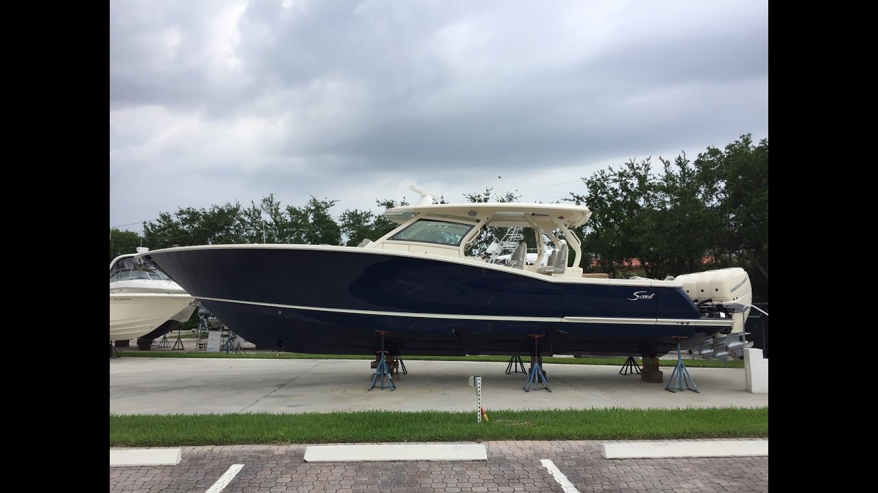 2020 Scout 420 LXF For Sale at MarineMax Stuart - YouTube