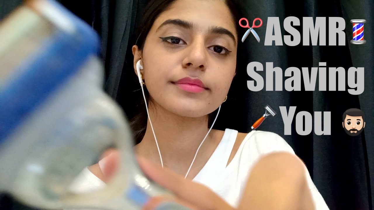 ASMR | Shaving Your Beard And Whisper Chit-Chat - YouTube