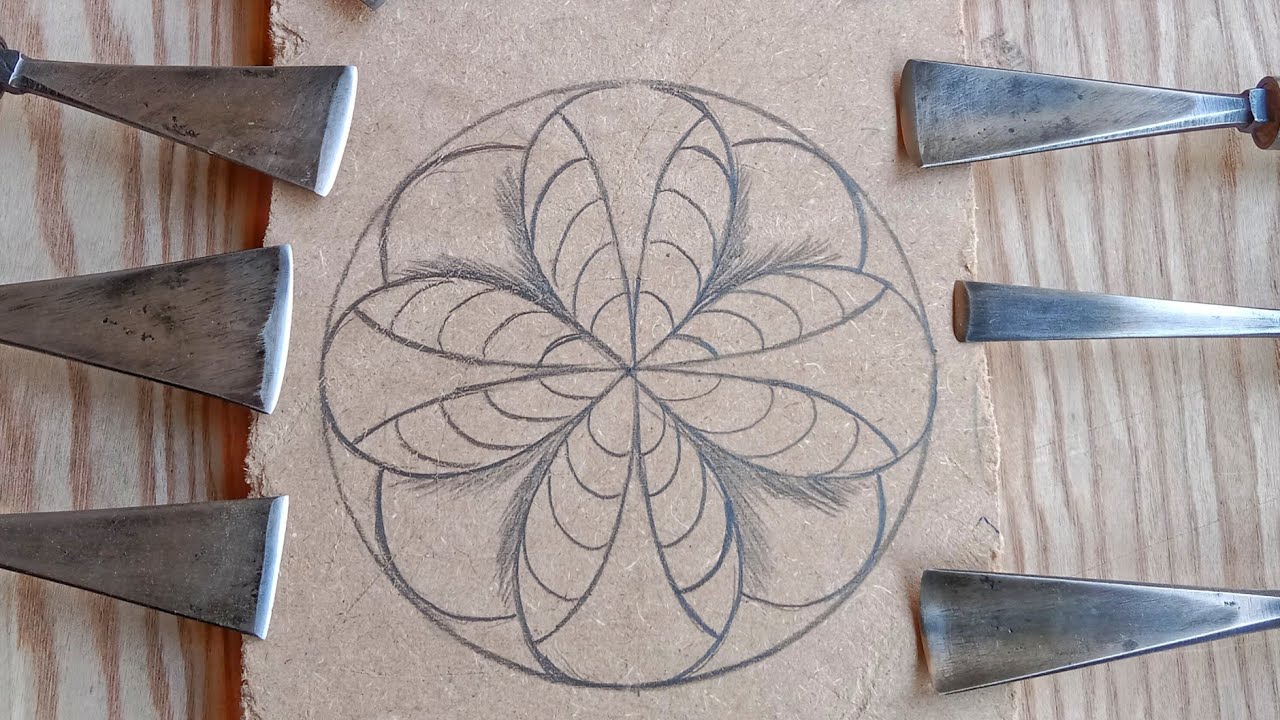 Easy carving ideas for beginner simple carving design - YouTube