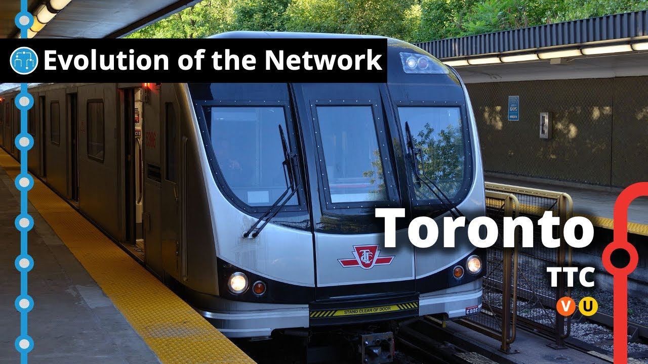 Toronto's Subway Network Evolution - YouTube
