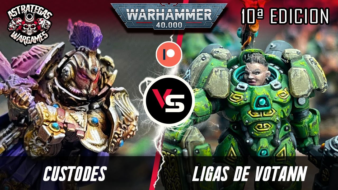 ⭐️INFORME WARHAMMER 40k (tráiler)⭐️ Adeptus Custodes VS Ligas de Votann ...