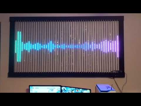 LED Matrix Audio Visualizer - YouTube