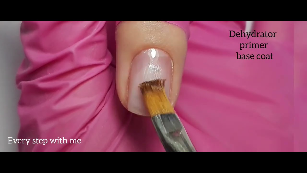 how to easy step-by-step nail tutorial for beginners#nailtech - YouTube