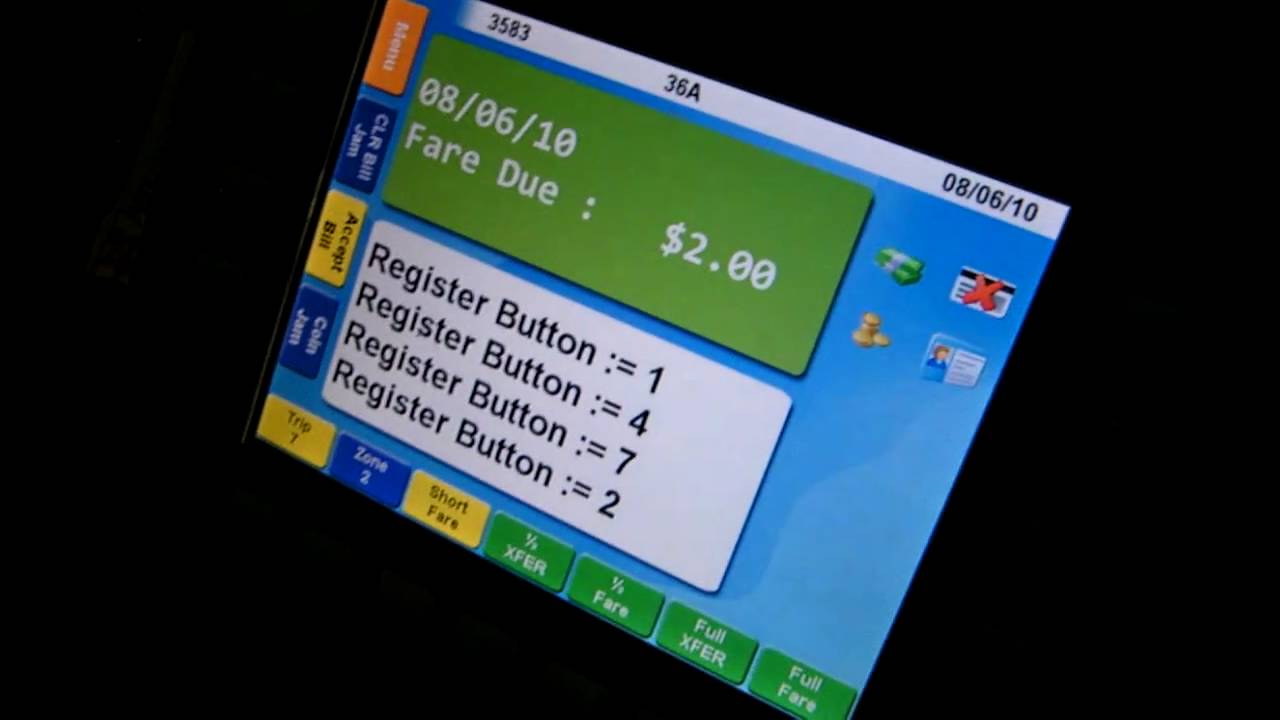 Me Working The New Farebox - YouTube