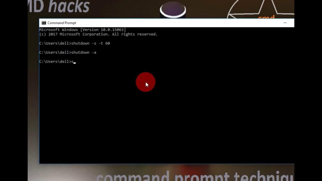 How to shutdown and restart your pc through CMD || CMD technique 06 ...