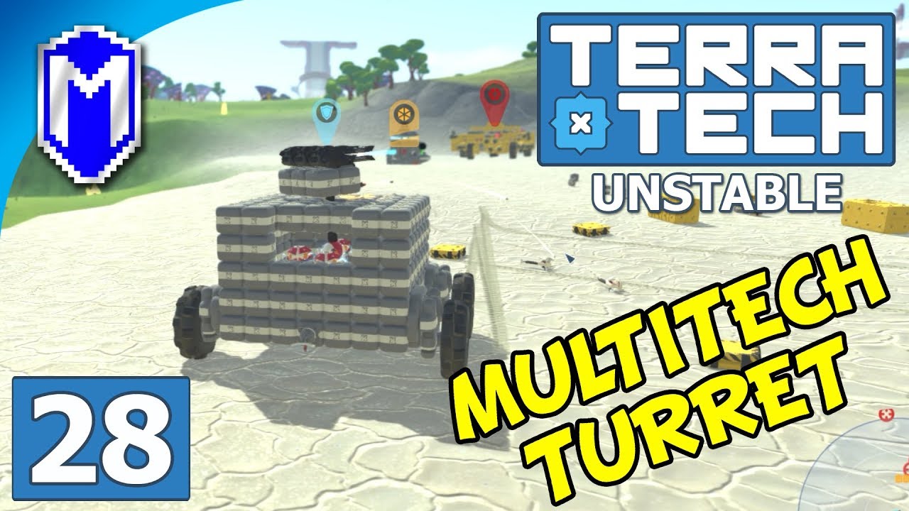 TerraTech - Testing Out Multitechs, Multitech Turret - Lets Play ...
