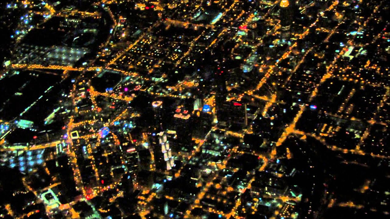 Night Flying Over Downtown Atlanta - YouTube