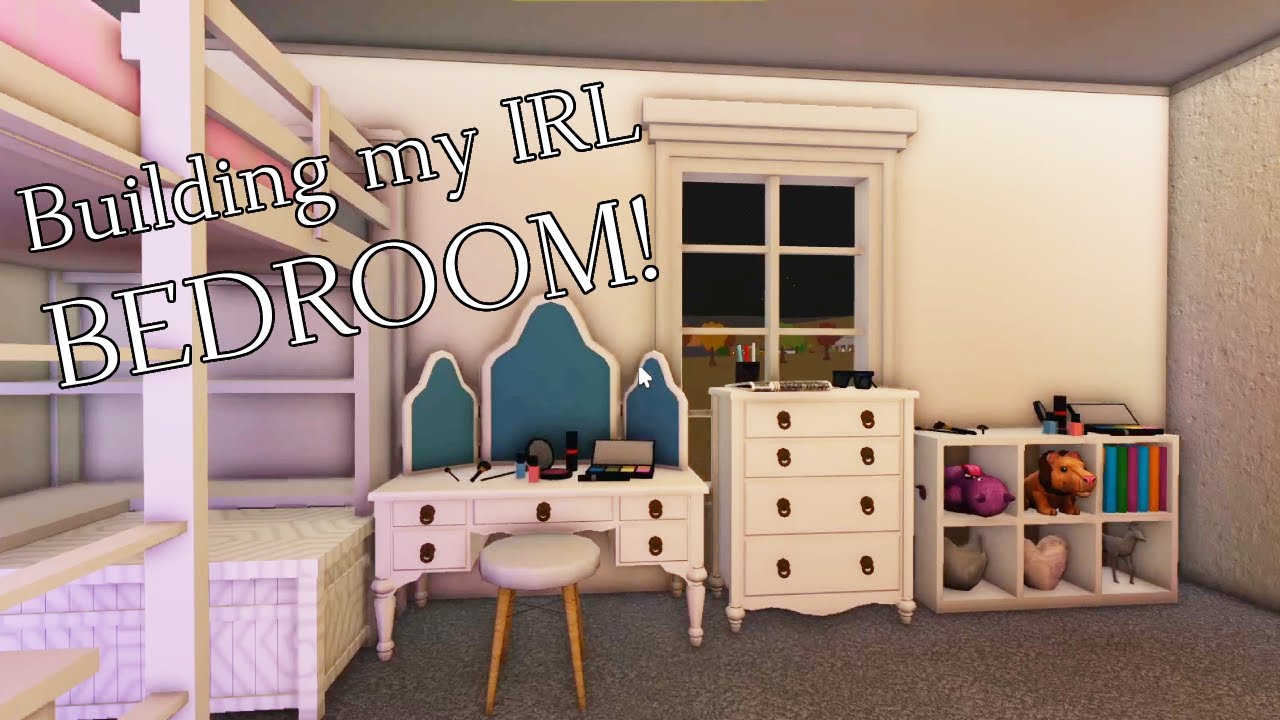 I Built my IRL BEDROOM in BLOXBURG! | ROBLOX - YouTube