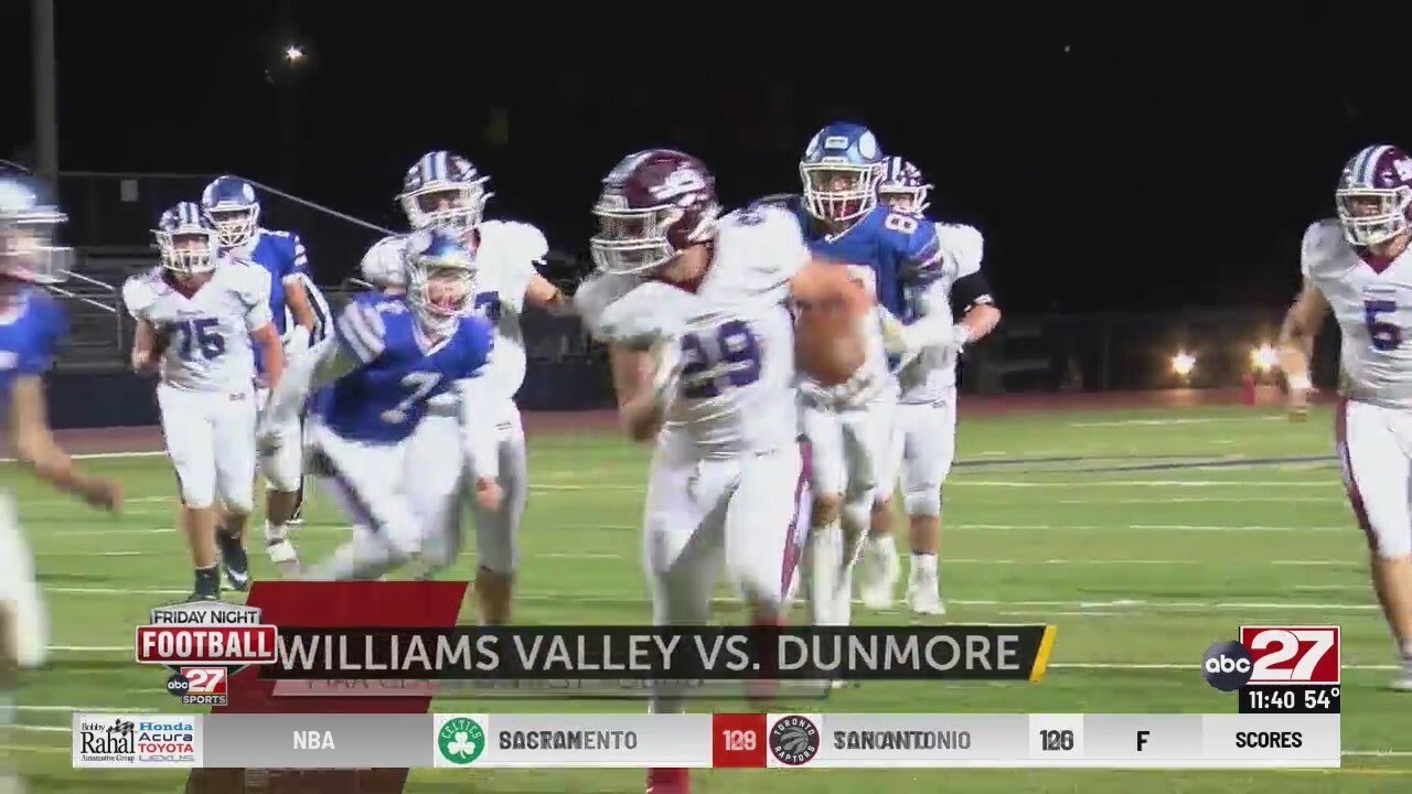 Williams Valley at Dunmore - Friday Night Football district/state ...