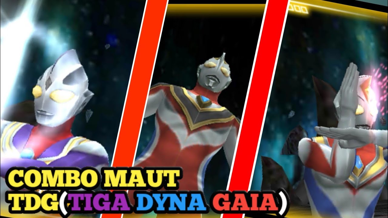 Combo Special Card TDG(Tiga Dyna Gaia) Dan GUTS Ultra Fusion Fight File ...