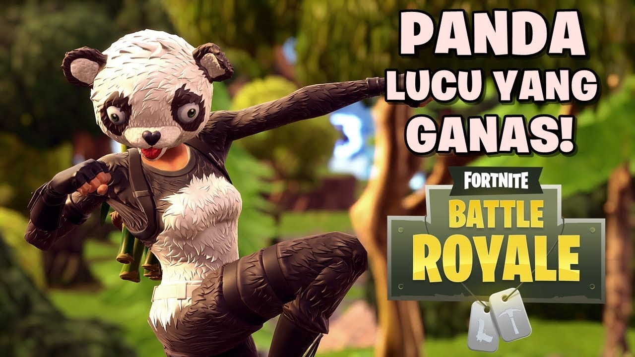 Skin Panda Lucu Tapi Ganas! - Fortnite: Battle Royale (Indonesia) - YouTube