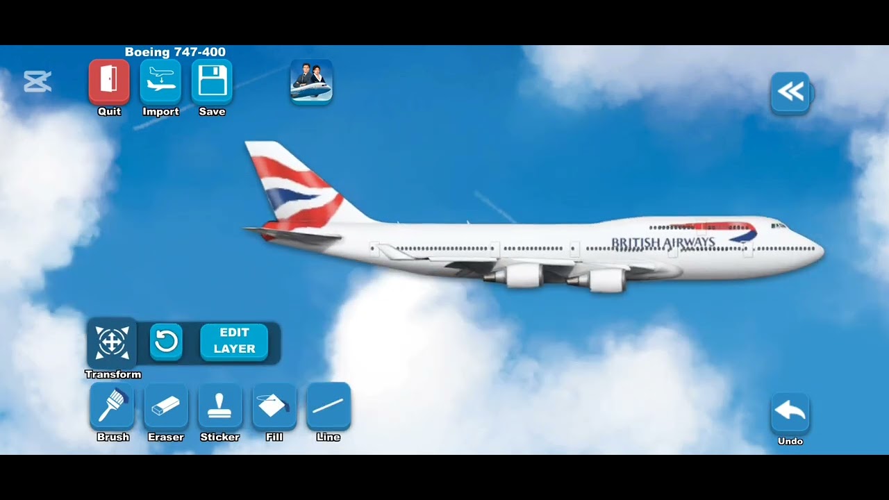 Airline Painter ep 2 British Airways B747-400 - YouTube