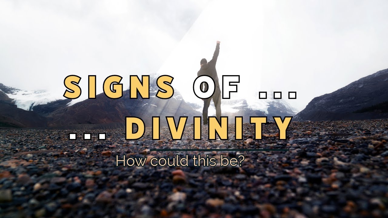 Could Jesus be DIVINE? Rediscovering SIGNS OF DIVINITY With Facts ...