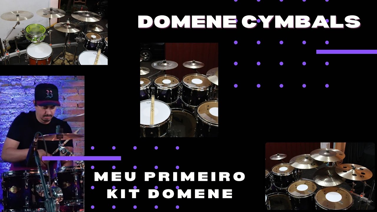 Domene Cymbals ( MEU PRIMEIRO KIT DOMENE ) - YouTube