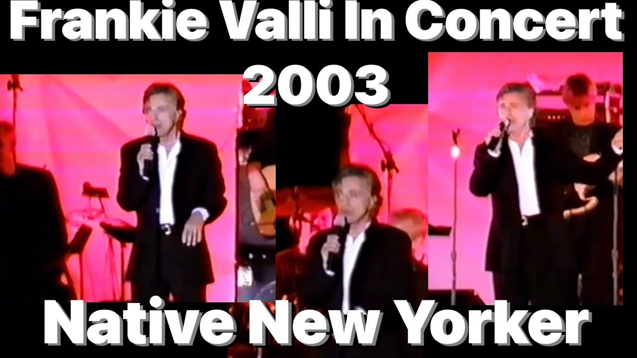Frankie Valli In Concert 2003 Prt. 4 #music #singer #JerseyBoys ...