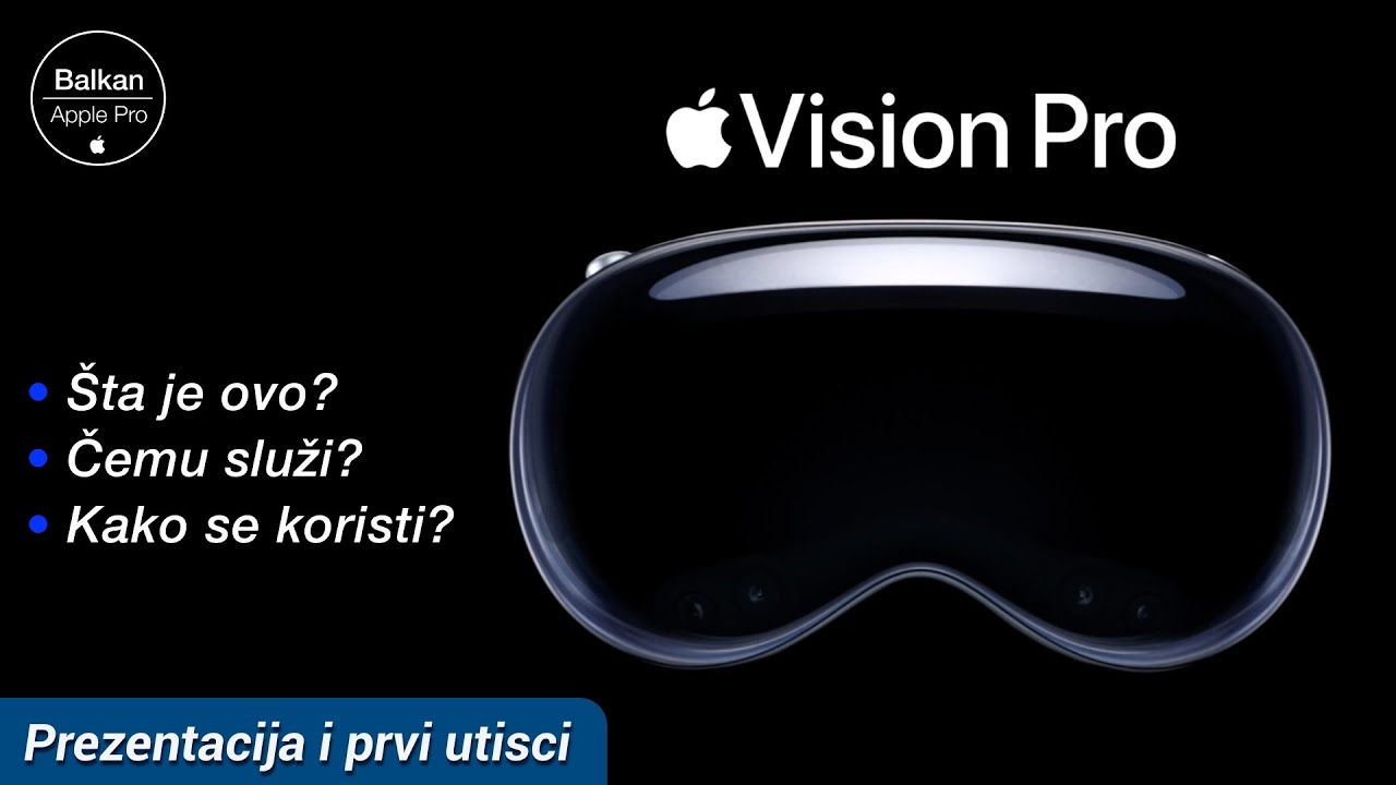 Apple Vision Pro | Prezentacija i utisci - YouTube