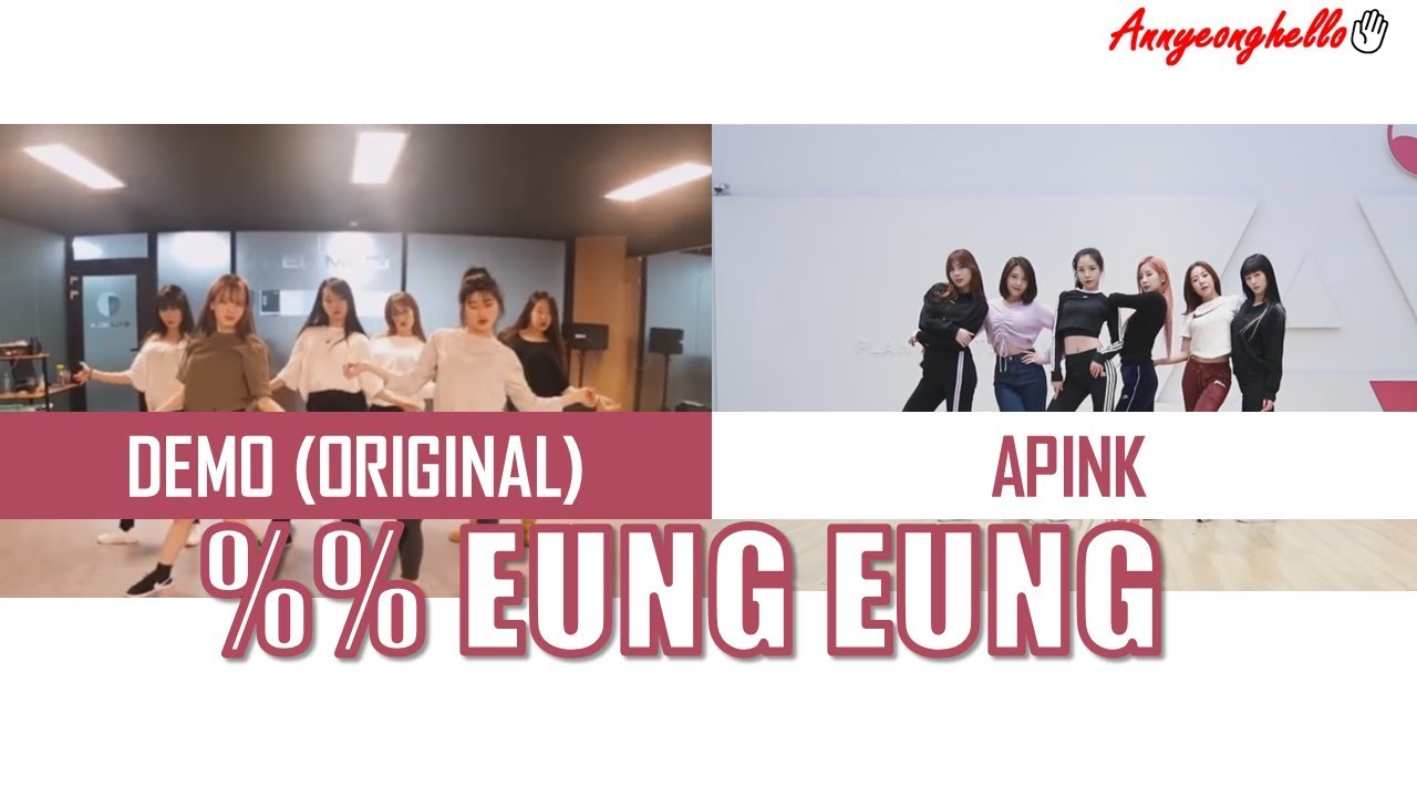 Apink "%% Eung Eung" - Demo(Original) × Official Choreography - YouTube