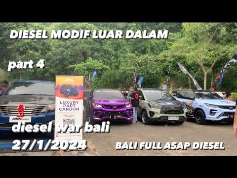 part 4, DIESEL WAR BALI // CUMI DARAT // PAMER MESIN TURBO // PANTAI ...