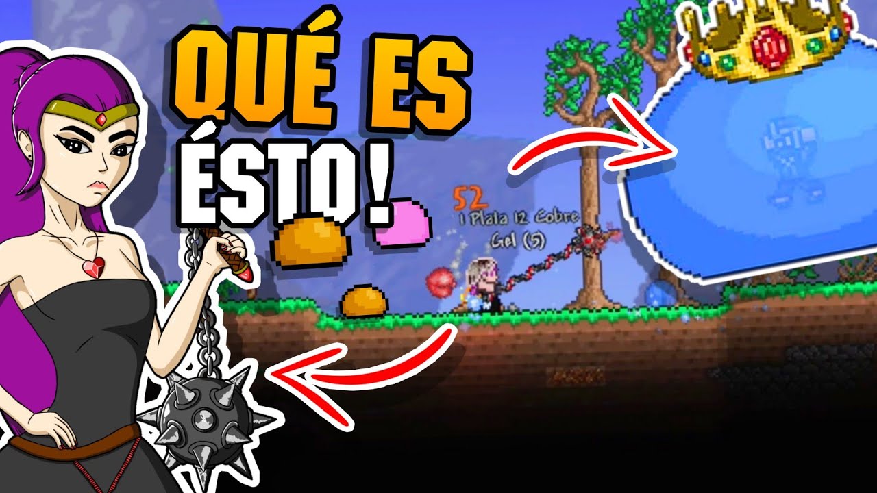APARECIÓ EL REY SLIME!!! | TERRARIA | #6 | GAMEPLAY | #kalev - YouTube