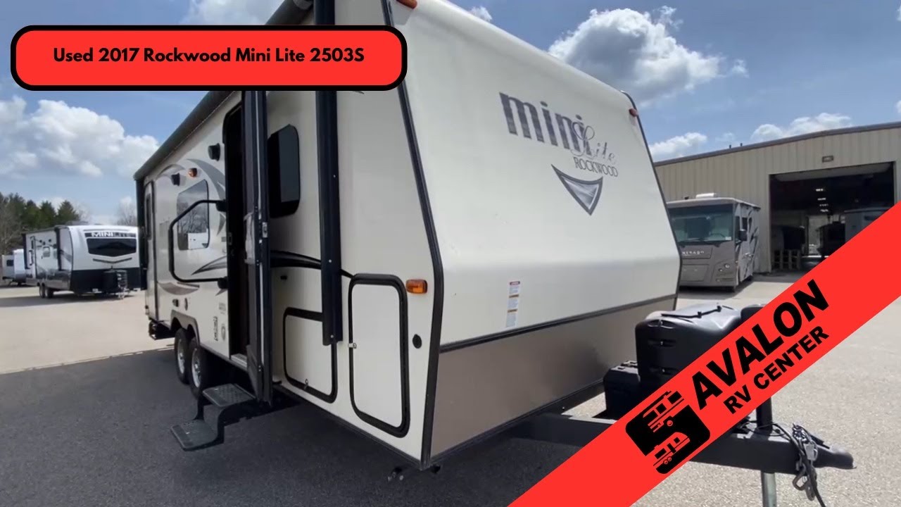 USED 2017 Forest River Rockwood Mini Lite 2503S Travel Trailer Walk ...