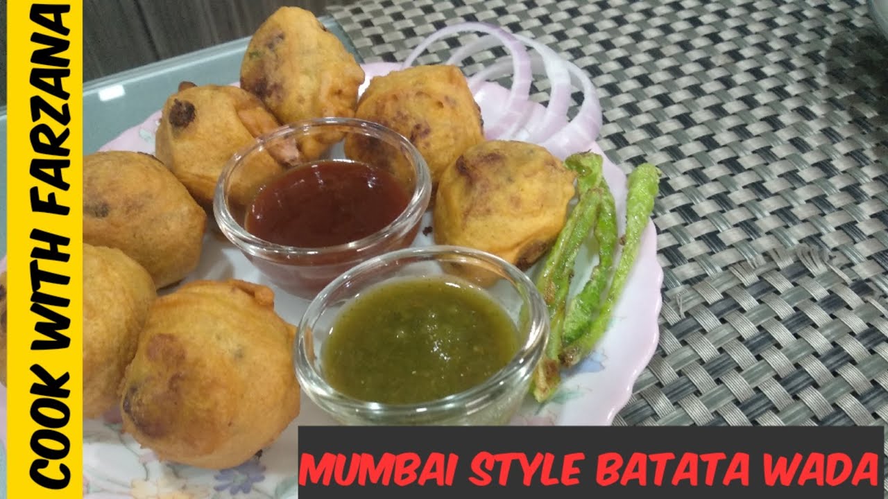 Mumbai style batata Wada ll Potato Wada ll Cook with Farzana - YouTube