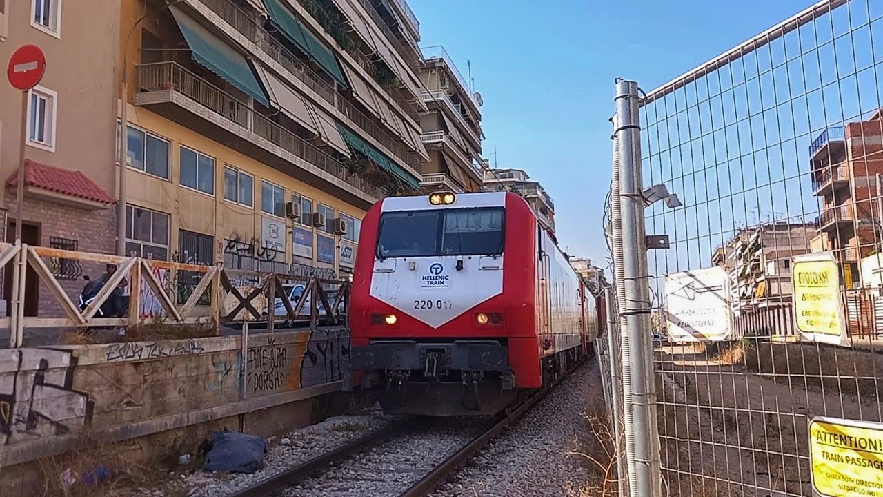 Morning trains in Athens | 3/7/24 - YouTube