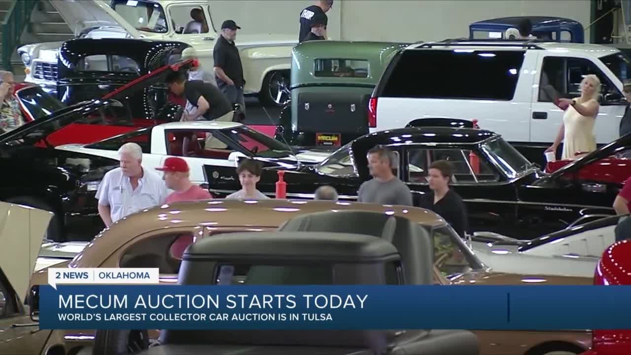 Mecum auction starts today in Tulsa - YouTube