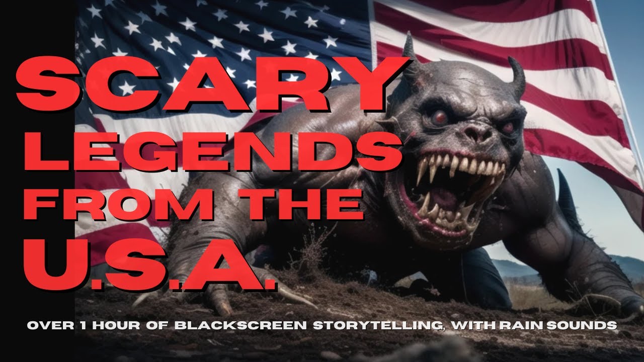 Scary Legends From The U.S.A. | Black Screen Horror Fantasy Rain ...