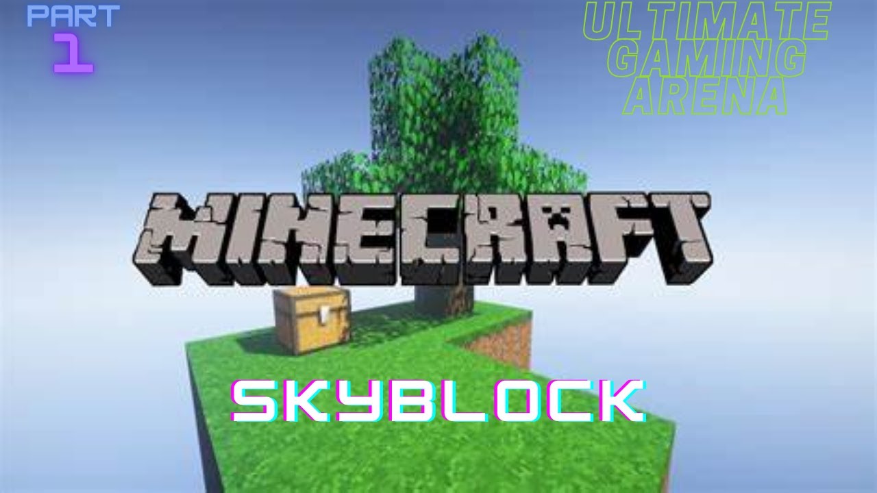 I build my house in Minecraft Skyblock! | Minecraft | Skyblock - YouTube