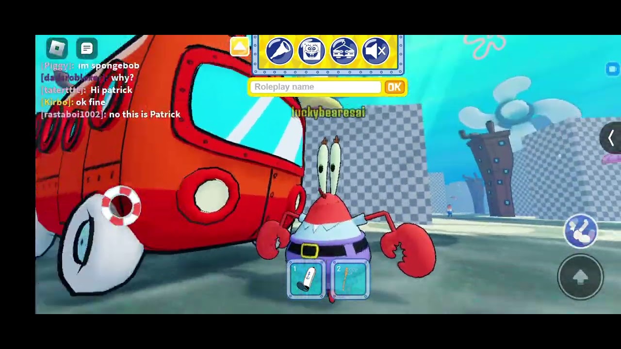 playing SpongeBob the sponge construction project - YouTube