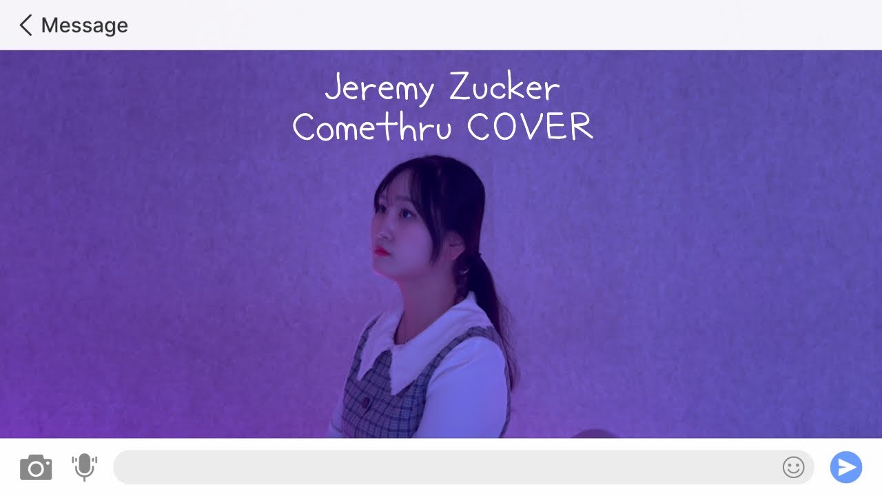 Jeremy Zucker - comethru | COVER - YouTube