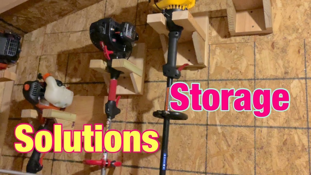 SCRAP wood STORAGE solutions for a SHED - YouTube