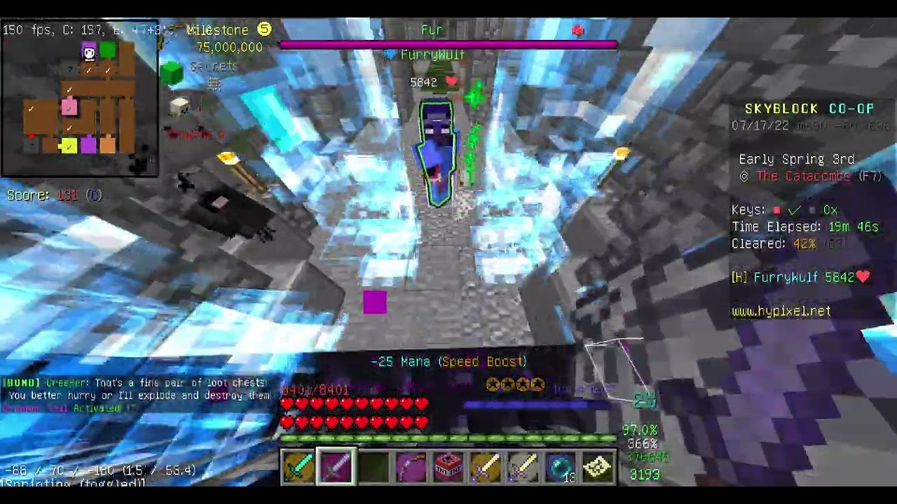 skyblock F7 bomb shadow fury - YouTube