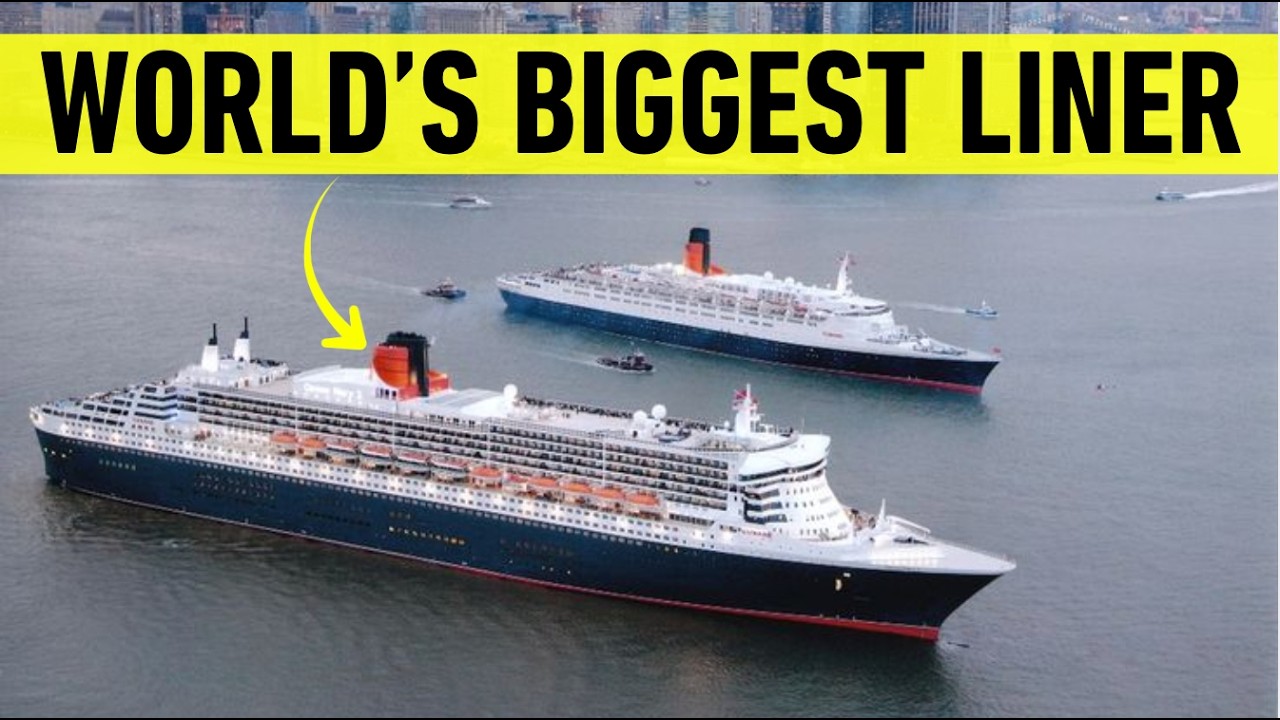 Why the LAST Ocean Liner Was Built to PUSH Through Hurricanes? [QM2's ...