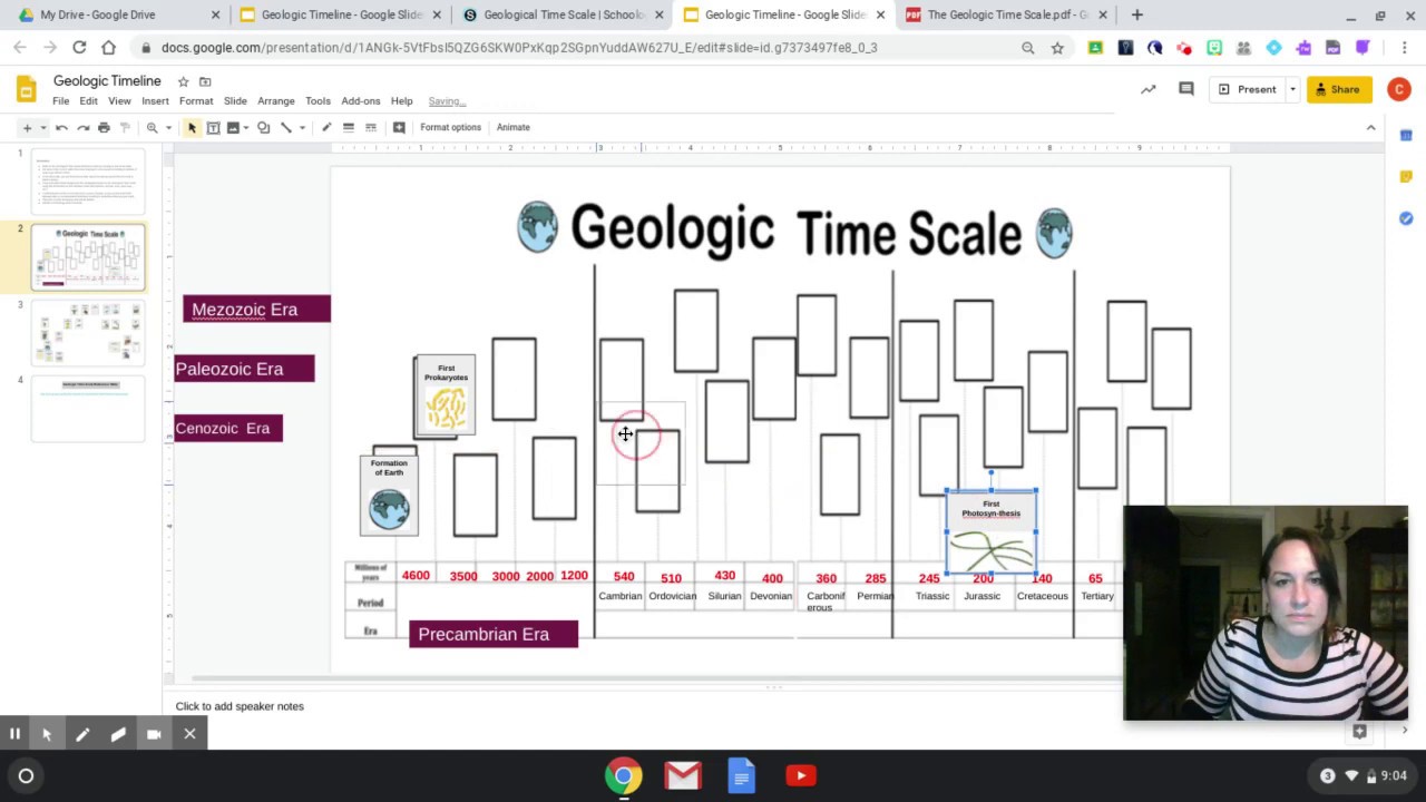Geological Timeline Walk through - YouTube