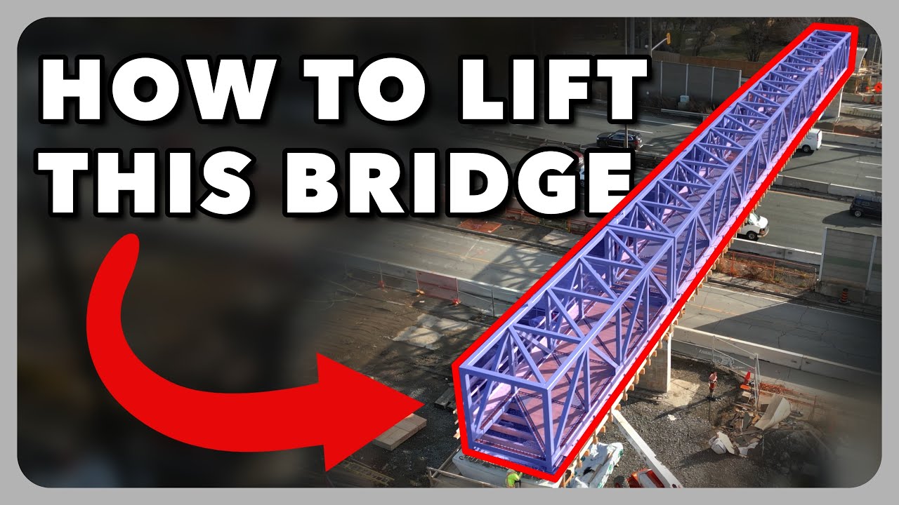 Massive Lift Over A Toronto Highway - YouTube