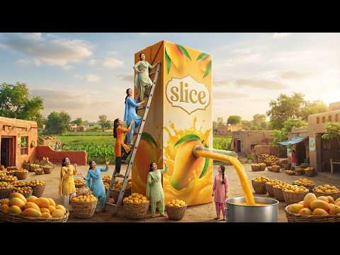 Village Girls Made The World’s Biggest Mango Juice 🥭😱 | Giant Mango Juice Village Story #mango