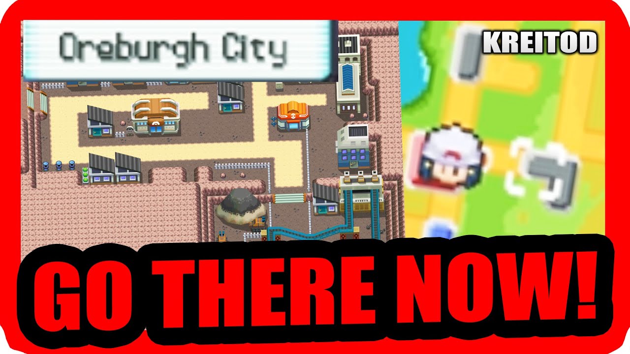 🚶‍♂️ HOW TO GET to OREBURGH CITY in POKÉMON DIAMOND, PEARL & PLATINUM ...