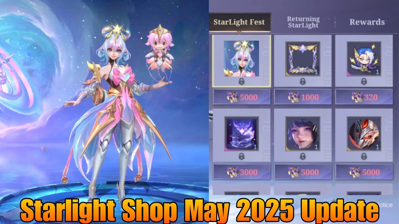 Starlight Shop Update May 2025 | Angela in the Shop? | MLBB - YouTube