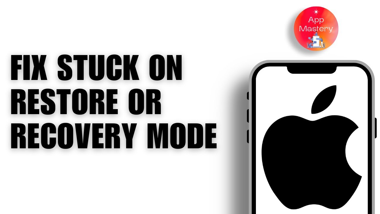 How to Fix iPhone Stuck to Restore or Recovery Mode - YouTube
