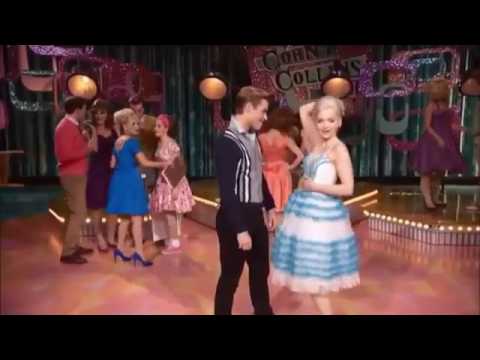 Dove cameron and garrett Clayton kiss in hairspray live