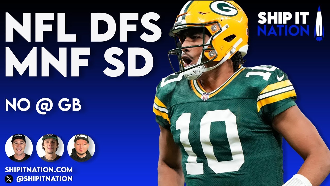 NFL Week 16 MNF Showdown | Saints @ Packers | DraftKings DFS Picks ...