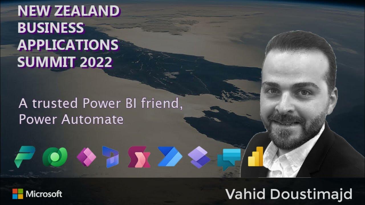 NZ Business Applications Summit 2022 - Power BI and Power Automate with Vahid Doustimajd - YouTube