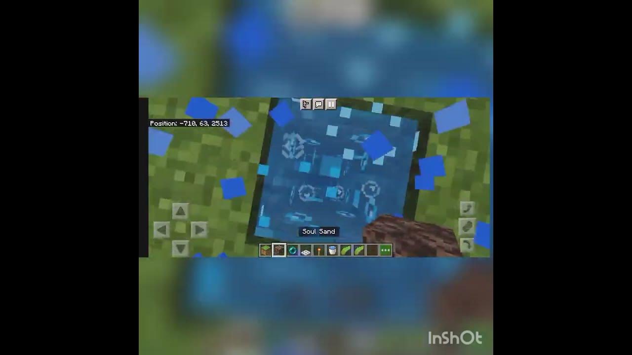 Minecraft Teleporter With Ender Pearl Minecraft Shorts Youtube