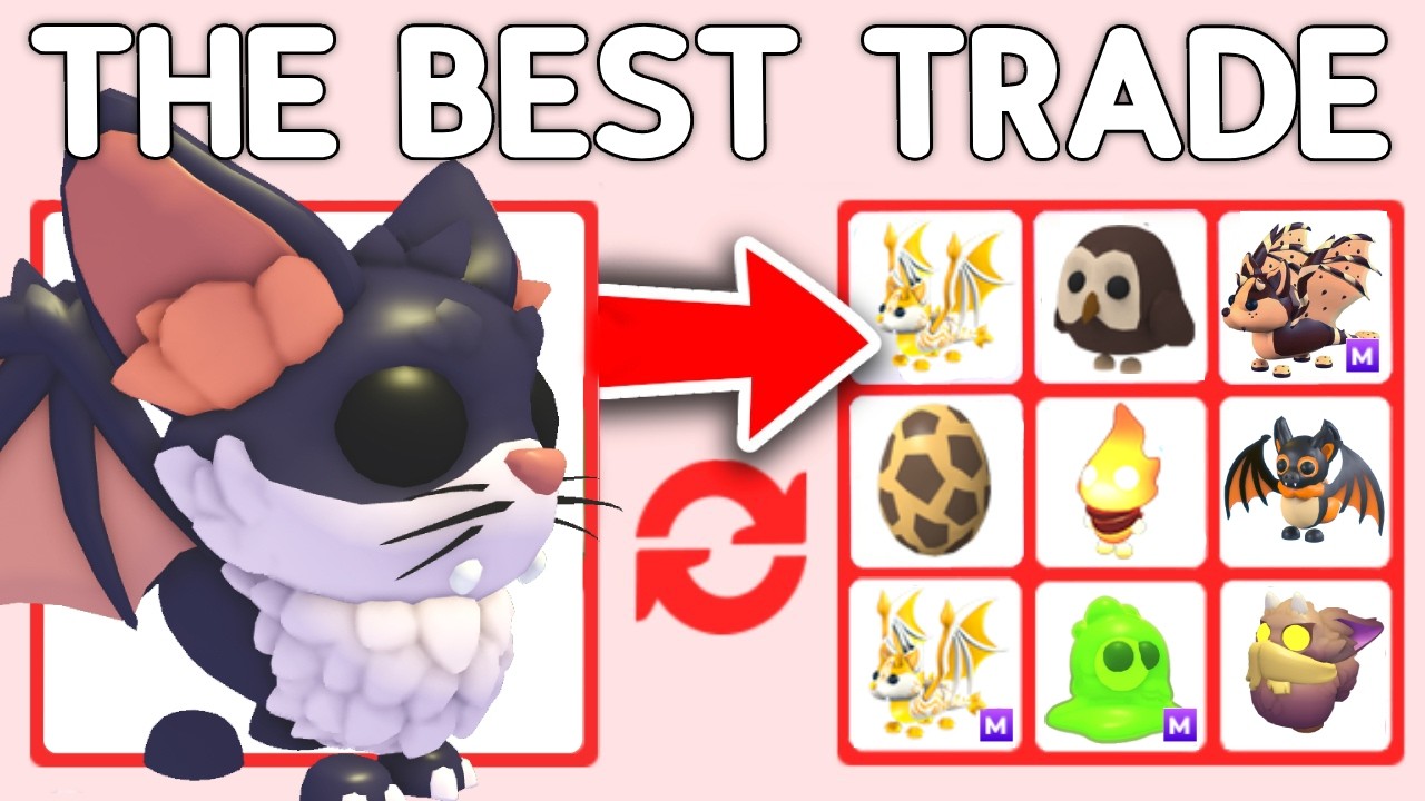 Trading KITTY BAT In Adopt Me! CRAZY OVERPAYS - YouTube