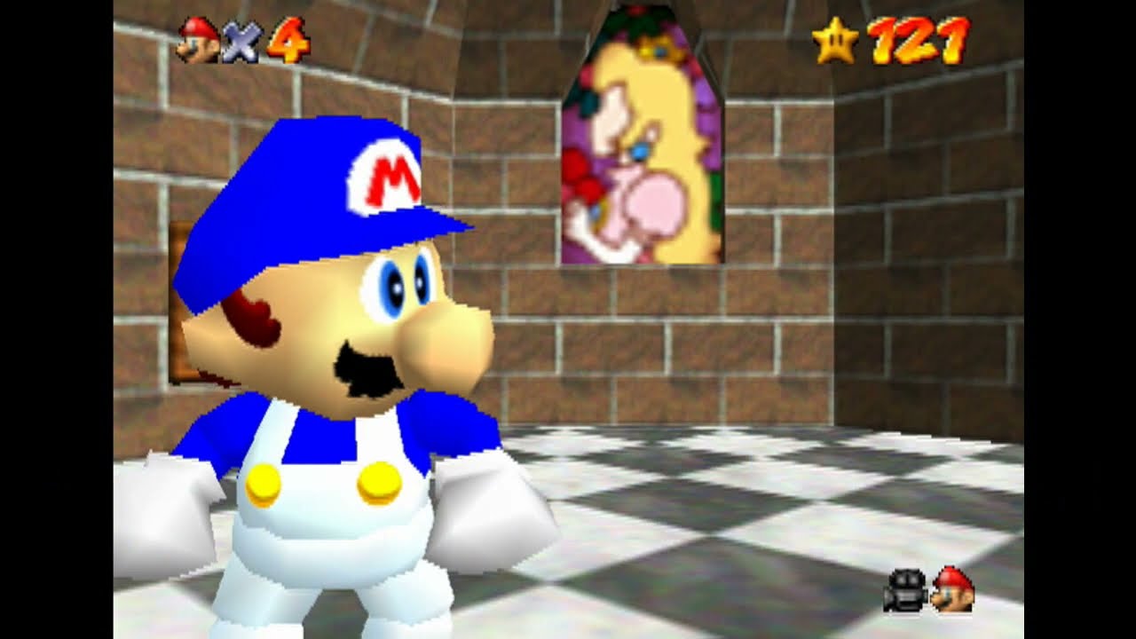 super mario 64 bloopers: race for golden overalls - YouTube