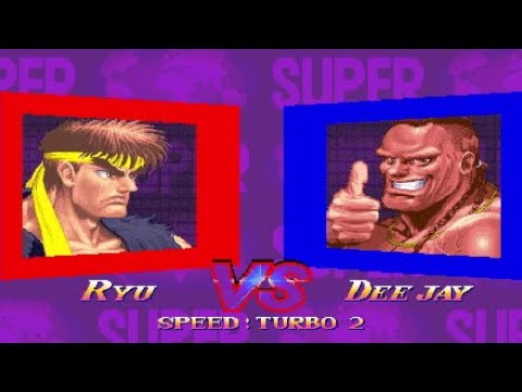スパ2X リュウ ダブル真空波動拳コンボ (新) SSF2T RYU Double Shinkuu Hadouken Combo - New ...
