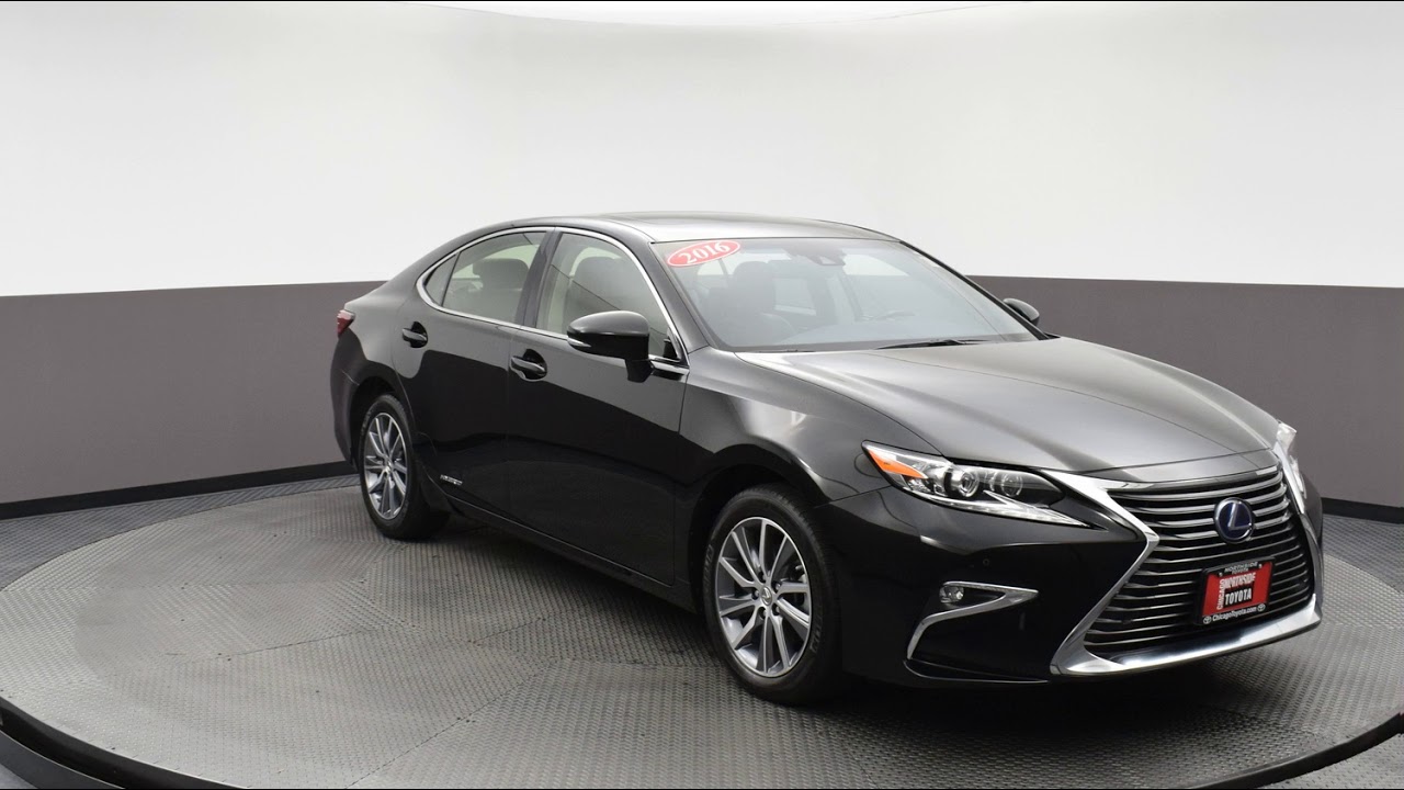 2016 Obsidian Lexus ES 300h 4dr Car #P11645 - YouTube
