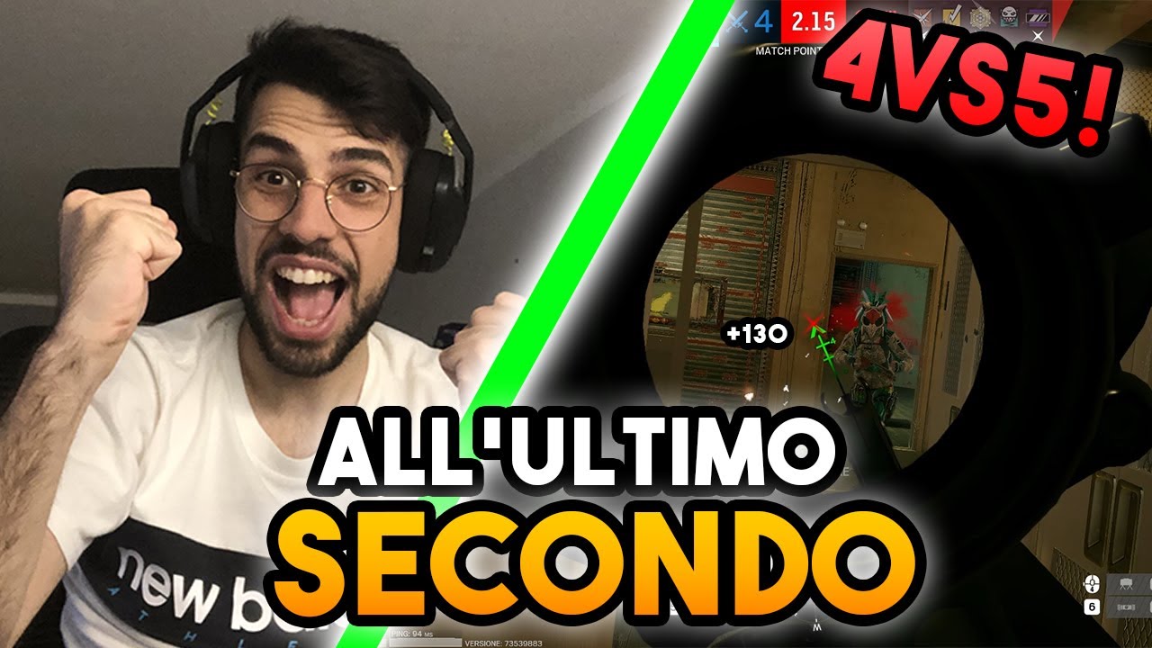GAME DELL'ANNO!!! VITTORIA ALL'ULTIMO ISTANTE - RAINBOW SIX SIEGE w ...