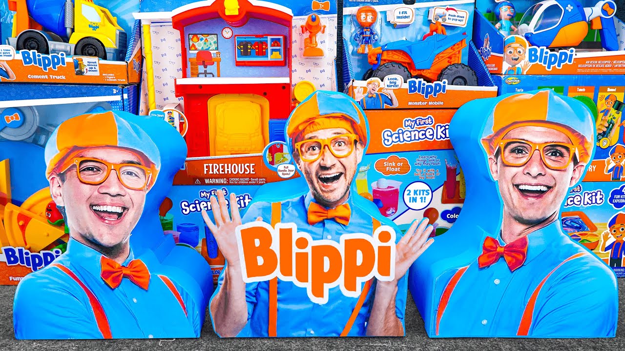 95 Minutes Satisfying with Unboxing Cute Blippi Giant Box Toys ...